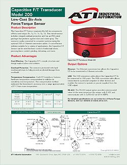 ATI F/T Catalogs and Manuals